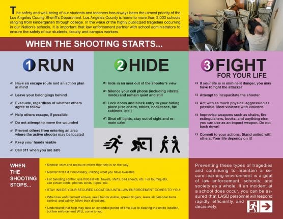 SCVNews.com | Sheriff Unveils Active Shooter Brochure for County ...