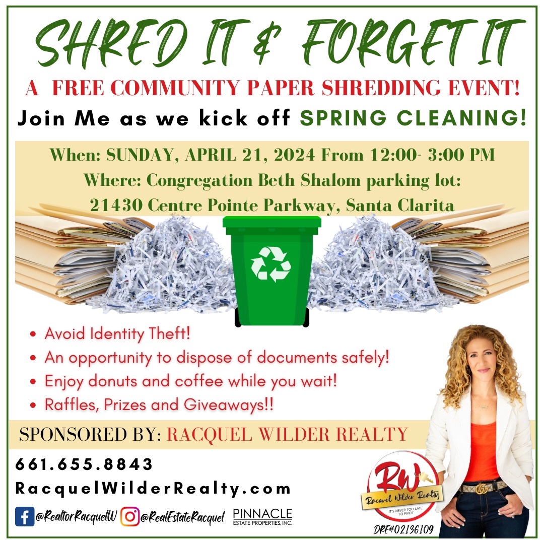 SCVNews.com | April 21: Free Community Paper Shredding Event | 04-15-2024