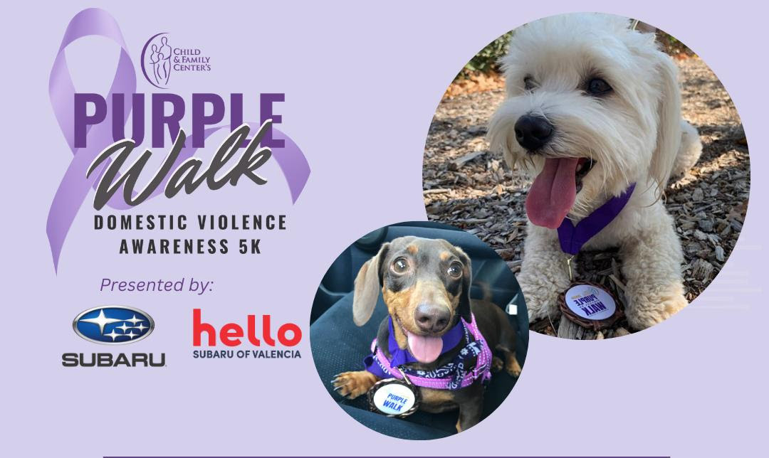SCVNews.com | Oct. 5: 5K Purple Walk Dogs Against Domestic Violence ...