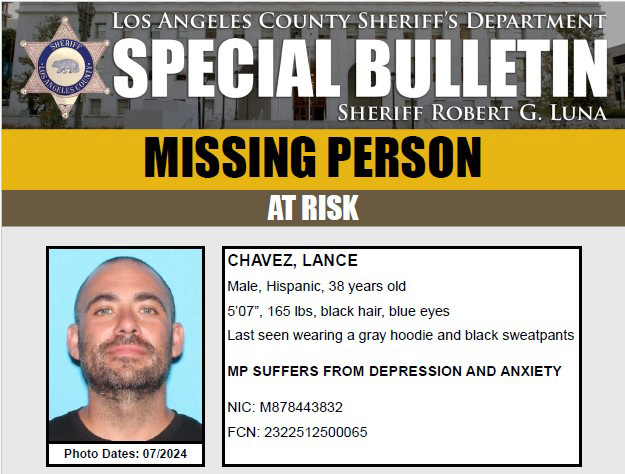 SCVNews.com | UPDATE: FOUND LASD Seeks Help Locating Missing Santa ...