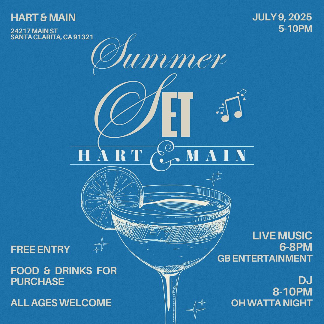 SCVNews.com | July 9: Hart & Main New Weekly Rooftop Event ‘Summer Set ...