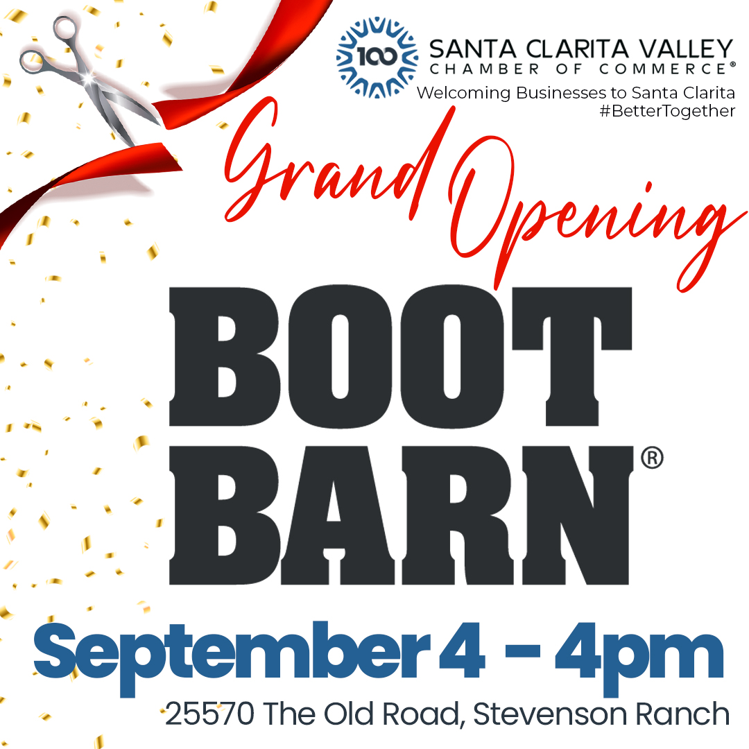 SCVNews.com | Sept. 4: Boot Barn Grand Opening, Ribbon Cutting | 08-21-2025